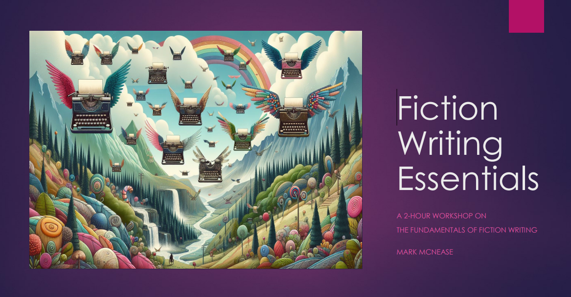 FICTION WRITING ESSENTIALS: 2 HOUR WORKSHOP – Your Write Path